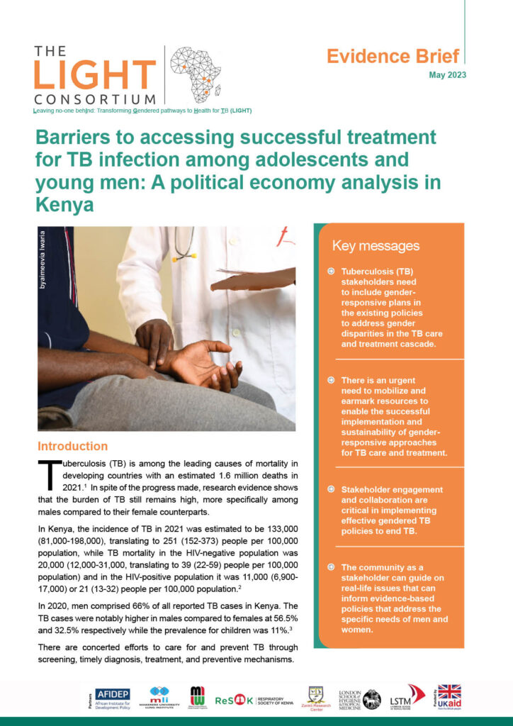 Barriers to accessing successful treatment for TB infection among ...