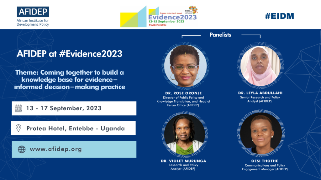 AFIDEP at Evidence 2023 Conference - African Institute for Development ...